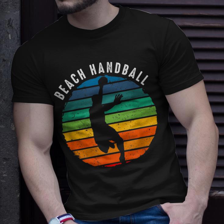 Vintage Beach Handball Apparel Beach Handball Sunset T-Shirt | Mazezy