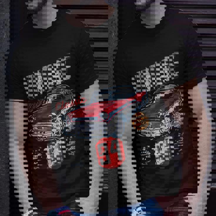 Vintage Born 1941 80Th Birthday 1950S Classic Car 80Th Birthday Funny Gifts Unisex T-Shirt | Mazezy