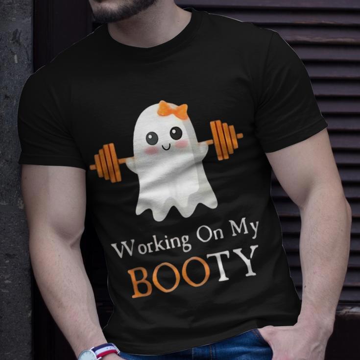 Working On My Boo-Ty Bodybuilder Bodybuilding Workout Gym T-Shirt | Mazezy
