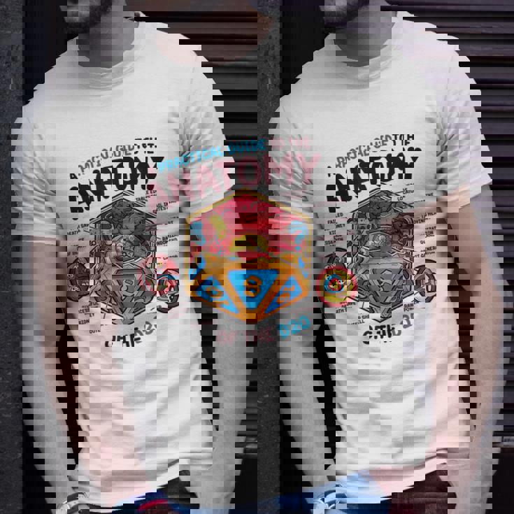 Anatomy Of The D20 Polyhedral 20 Sided Dice Funny Rpg Unisex T-Shirt ...