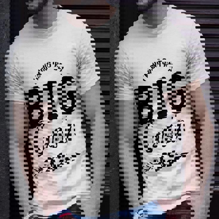 Kids Im Going To Be A Big Cousin 2024 Big Cousin 2024 Unisex T-Shirt - Monsterry