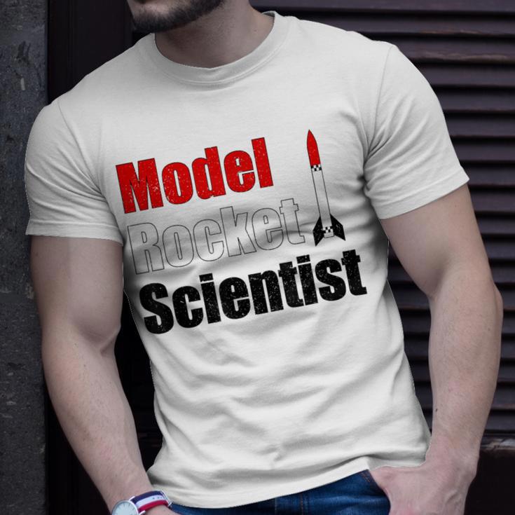 Model Rocket Scientist Rocketry Hobby T-Shirt | Mazezy