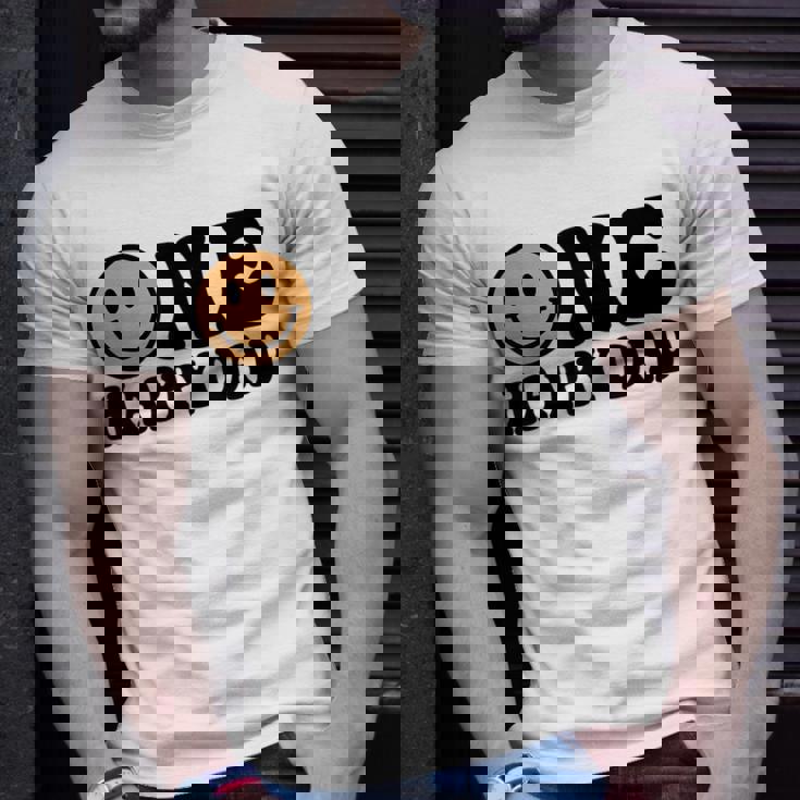 One Happy Dude 1St Birthday One Cool Dad Family Matching T-Shirt | Mazezy