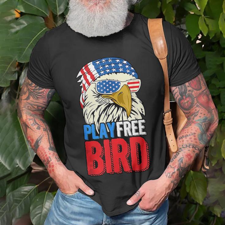 4Th Of July American Flag Bald Eagle Mullet Play Free Bird Mullet Funny ...