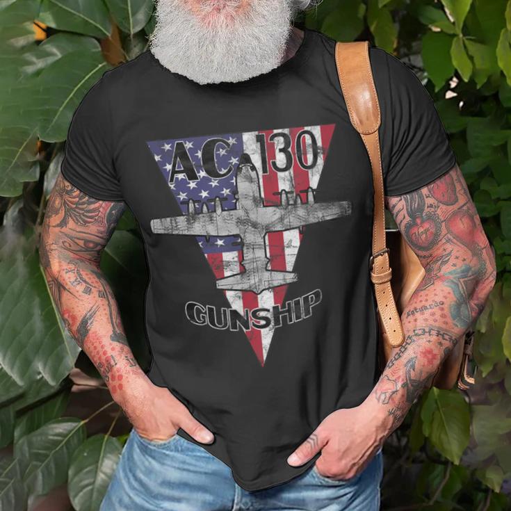 Ac-130 Gunship Patriotic Airplane Vintage T-Shirt | Mazezy