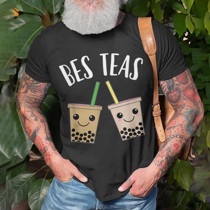 Bes Teas Cute Kawaii Boba Tea Bubble Tea Drinks Unisex T-Shirt | Mazezy