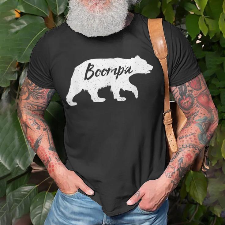 Boompa Grandpa Gifts Boompa Bear Unisex T-Shirt | Mazezy