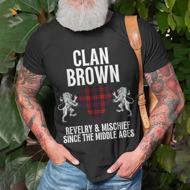 Brown Clan Scottish Name Coat Of Arms Tartan Family Party Brown Funny ...