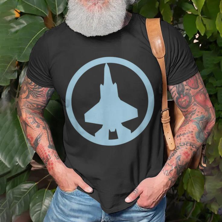 F-35 Lightning Ii Blue Air Force Military Jet T-Shirt | Mazezy