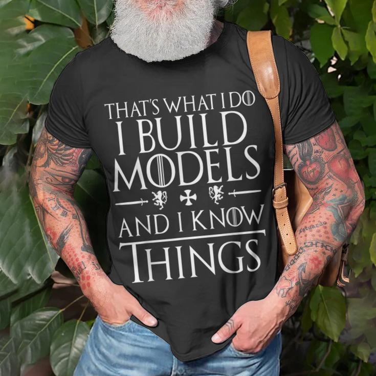 Building Models T Love To Build Models T-Shirt | Mazezy