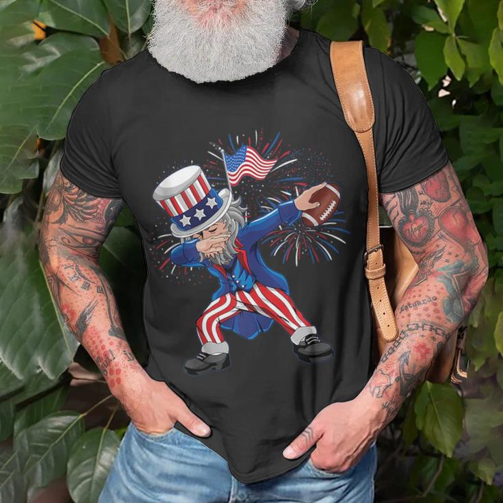 Funny Dabbing Uncle Sam Football Ball Indepedence Day Boys Unisex T ...