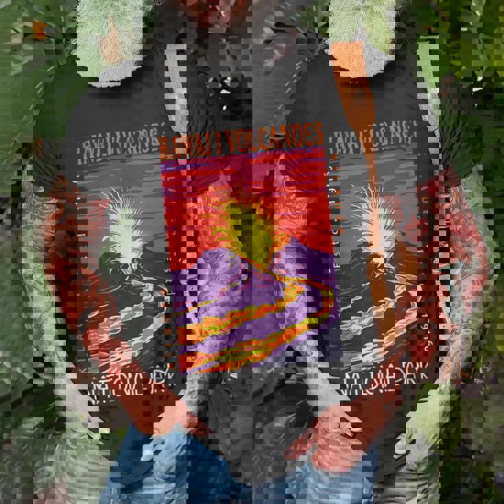 Hawaii Volcanoes National Park Kilauea Volcano Vintage Unisex T-Shirt ...