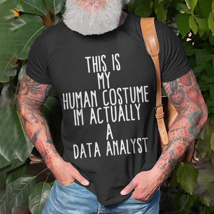 Human Costume Data Analyst Big Data Science Analysis Storage T-Shirt ...