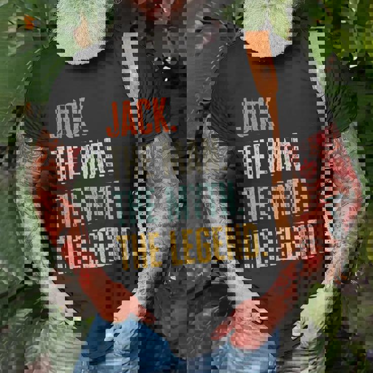 Jack Man Myth Legend Funny Best Name Jack Unisex T-Shirt | Mazezy