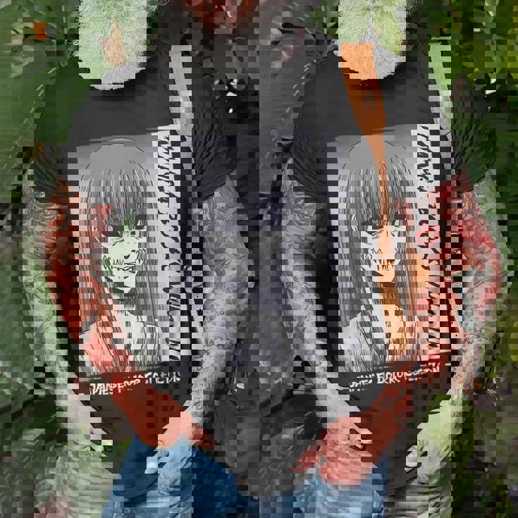 Japanisches Horror Zwei Gesichter Yurei Bakemono Obake Horror T-Shirt ...