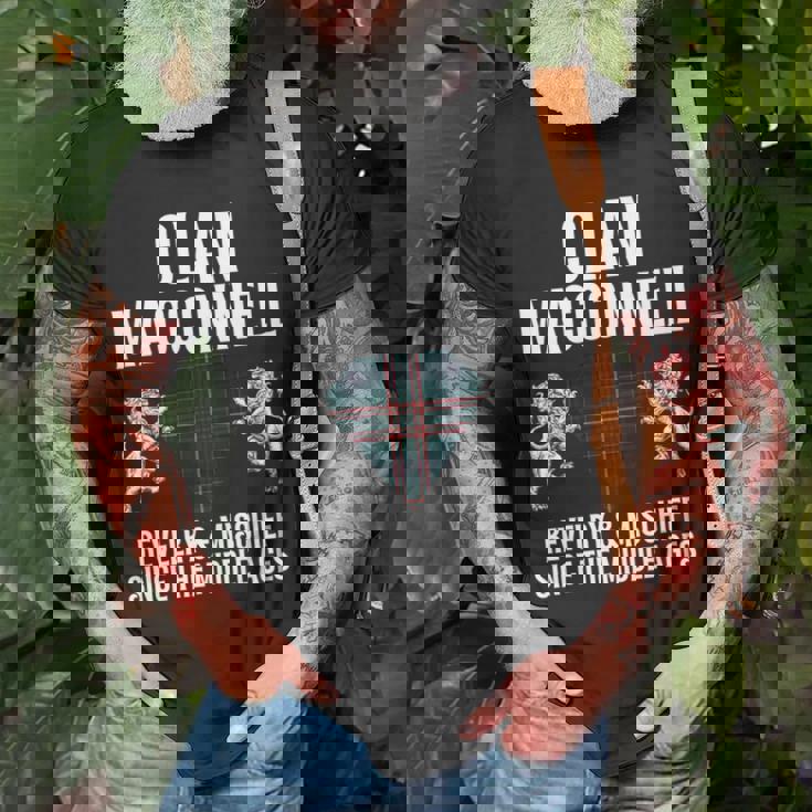 Macconnell Clan Scottish Name Coat Of Arms Tartan Family Unisex T-Shirt ...