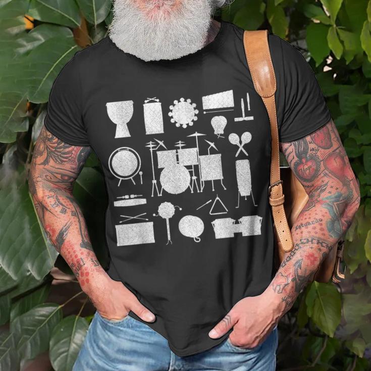 Musical Instruments Young Band Percussion Lovers T-Shirt | Mazezy