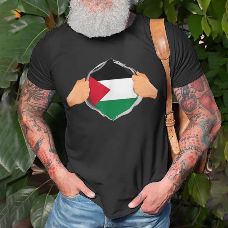 Palestine Super Hero Palestinian Heritage T-Shirt - Seseable