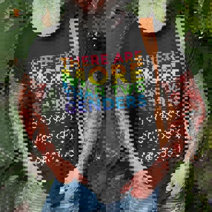 There Are More Than Two Genders Non Binary Symbol Trans Lgbt T-shirt ...