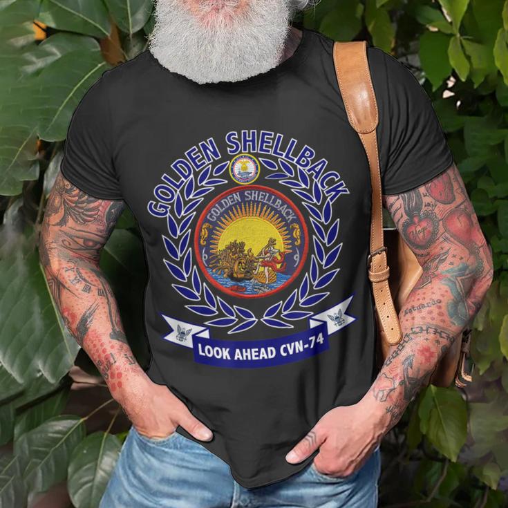 Uss John C Stennis Cvn74 Golden Shellback Unisex T-Shirt | Mazezy