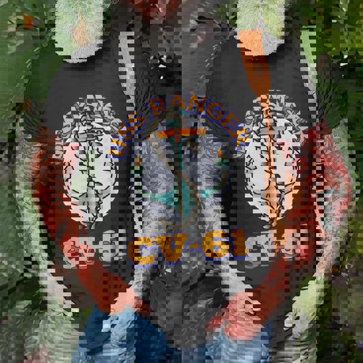 Uss Ranger Cv-61 Aircraft Carrier T-shirt - Thegiftio