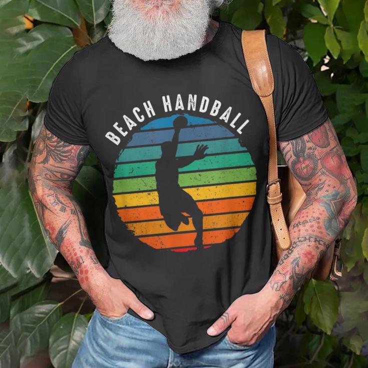 Vintage Beach Handball Apparel Beach Handball Sunset T-Shirt | Mazezy