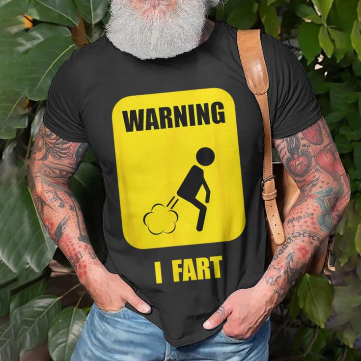Warning I Fart Fart Zone Gassy Farting Gag T-Shirt | Mazezy
