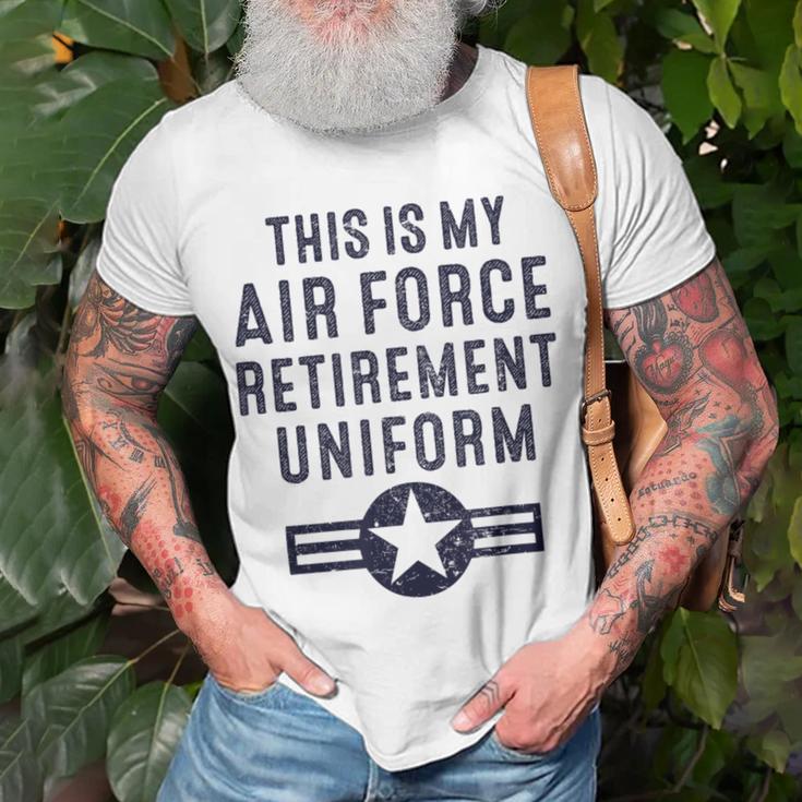 This Is My Air Force Retirement Uniform Usaf Military T-Shirt | Mazezy