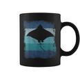 Ocean Animal Scuba Diving Stingray Retro Manta Ray Coffee Mug | Mazezy