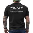 Woman Definition Noun An Adult Human Female For Girl Men's Back Print T ...
