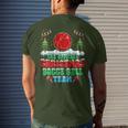 Snow Christmas Bocce Ball Team Bocce Ball Lover Xmas Men's T-shirt Back ...